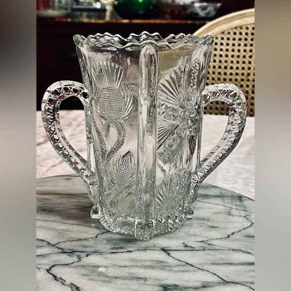 EAPG Higbee Thistle Glass | Accents | Eapg Higbee Paneled Inverted ...